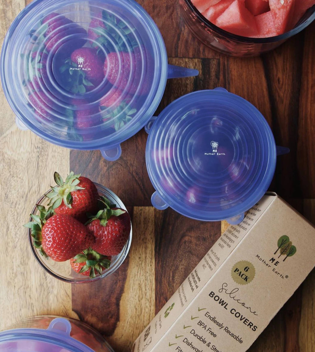 Reusable Silicone Bowl Covers – From Here to Home Essentials